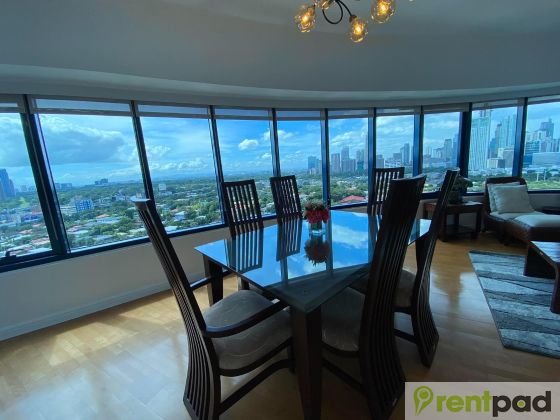 Fully Furnished 3 Bedroom Unit at One Rockwell in Rockwell Center ...