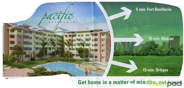 Semi Furnished 2 Bedroom with Balcony in Pacific Residences #3f27c01028