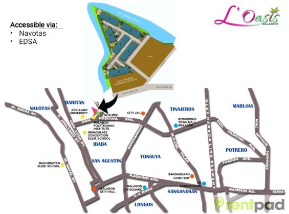 Studio Unit (Unfurnished) for Rent at L' Oasis Malabon #e7d84dae71