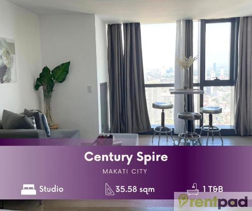 Fully Furnished Studio Condo Unit at Century Spire Makati City #c08f1d1472
