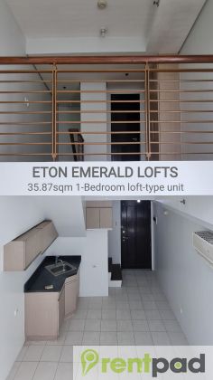 Semi Furnished 1 Bedroom Unit at Eton Emerald Lofts for Rent #4fa367f172
