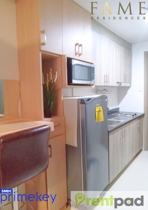 Fully Furnished 1 Bedroom Unit for Lease at Fame Residences #9eff570423