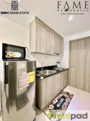 Fully Furnished 1 Bedroom Unit for Lease SMDC Fame Residences #664de8a084